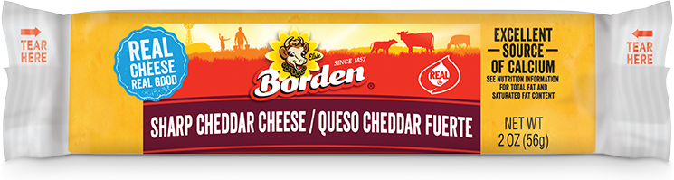 Sharp Cheddar Snack Bars - Borden Cheese