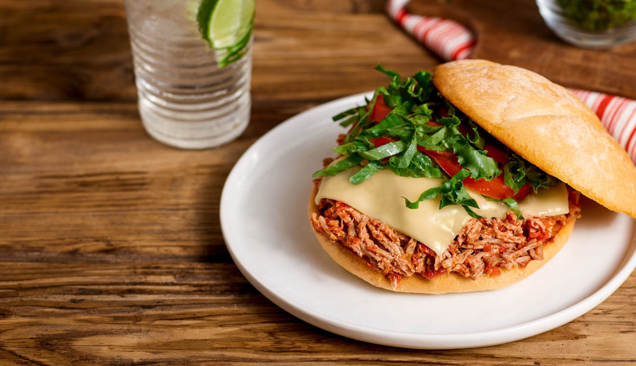 Pulled Pork Torta - Borden® Cheese