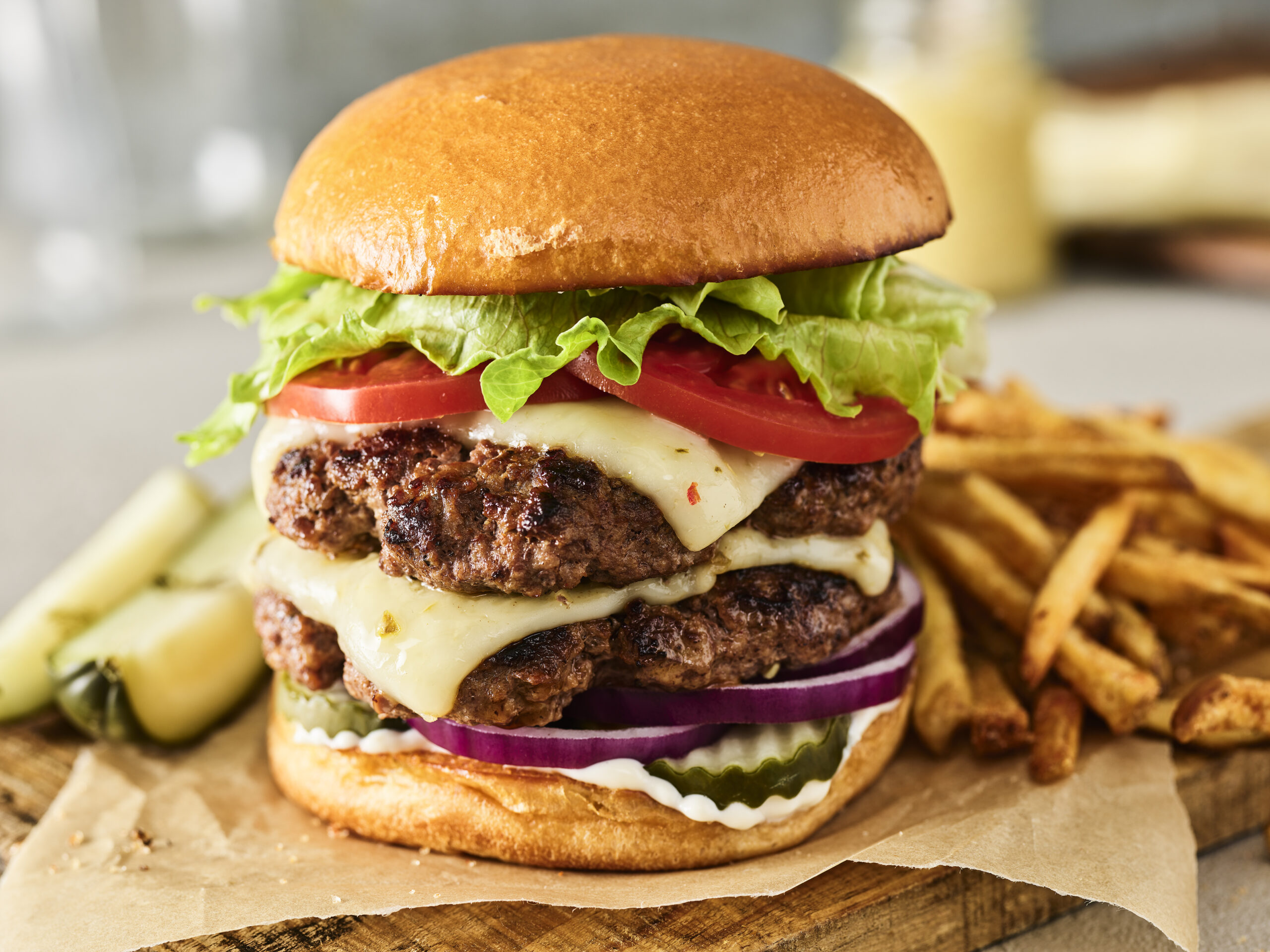 Pepper Jack Double Cheeseburger - Borden® Cheese
