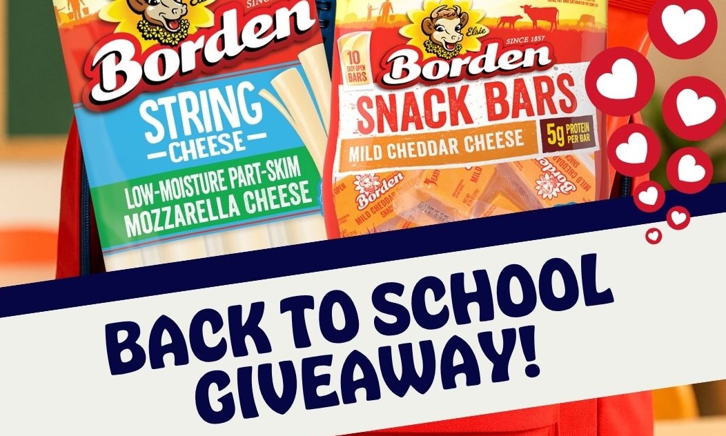 Borden Cheese 1st Annual Back To School Giveaway - Borden® Cheese